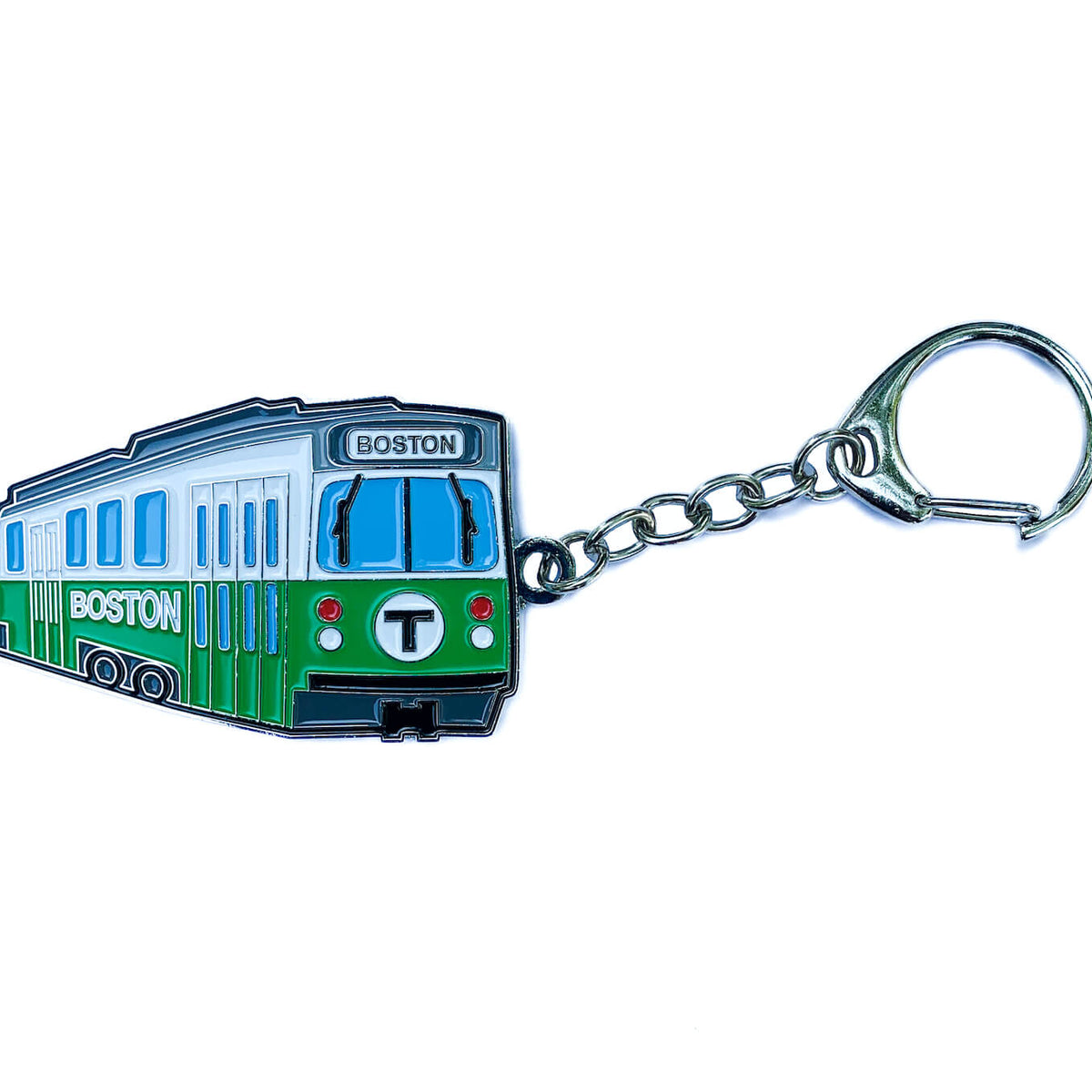 MBTA Metal Keychain - Green Line | Sidetrack Products