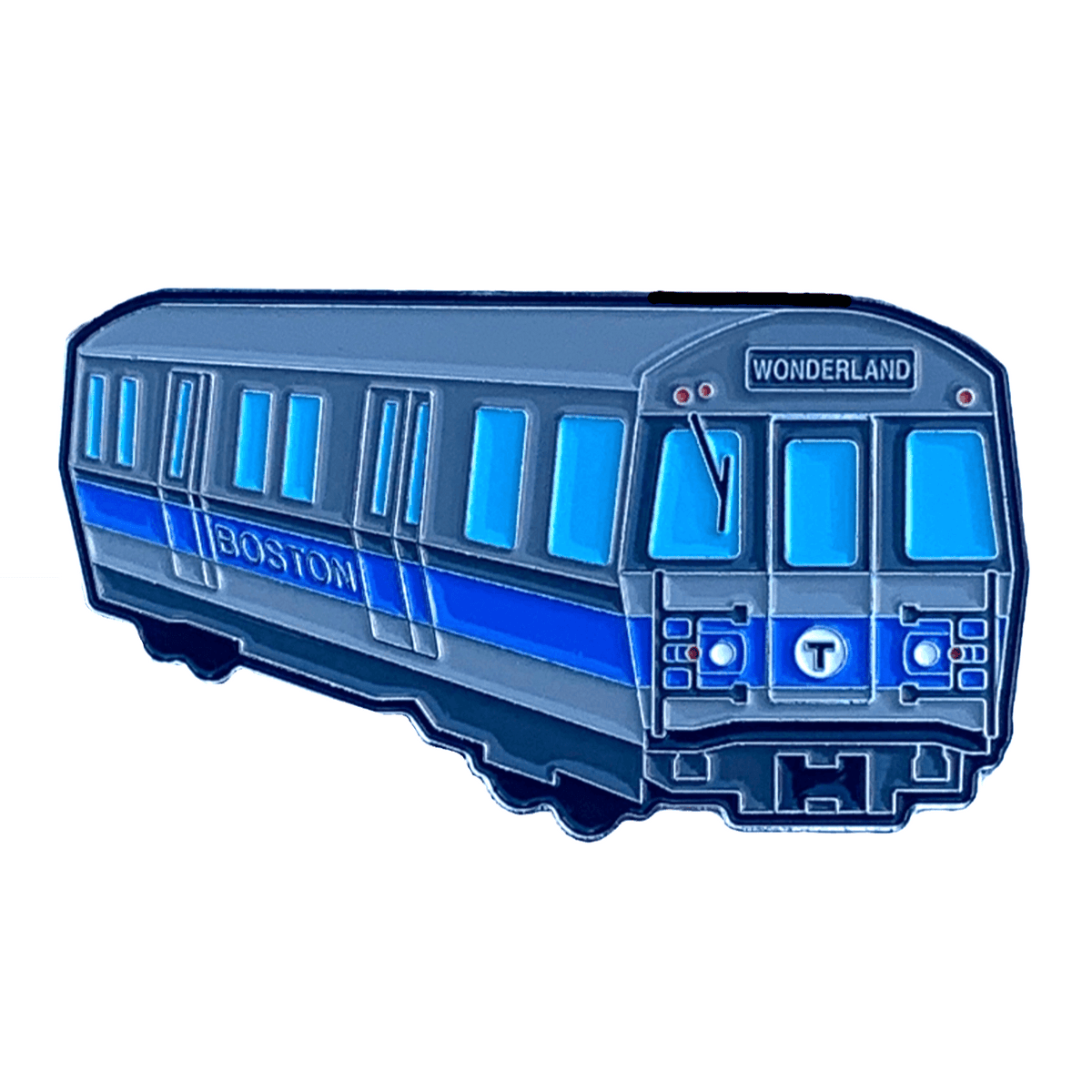 MBTA Metal Magnet - Blue Line | Sidetrack Products
