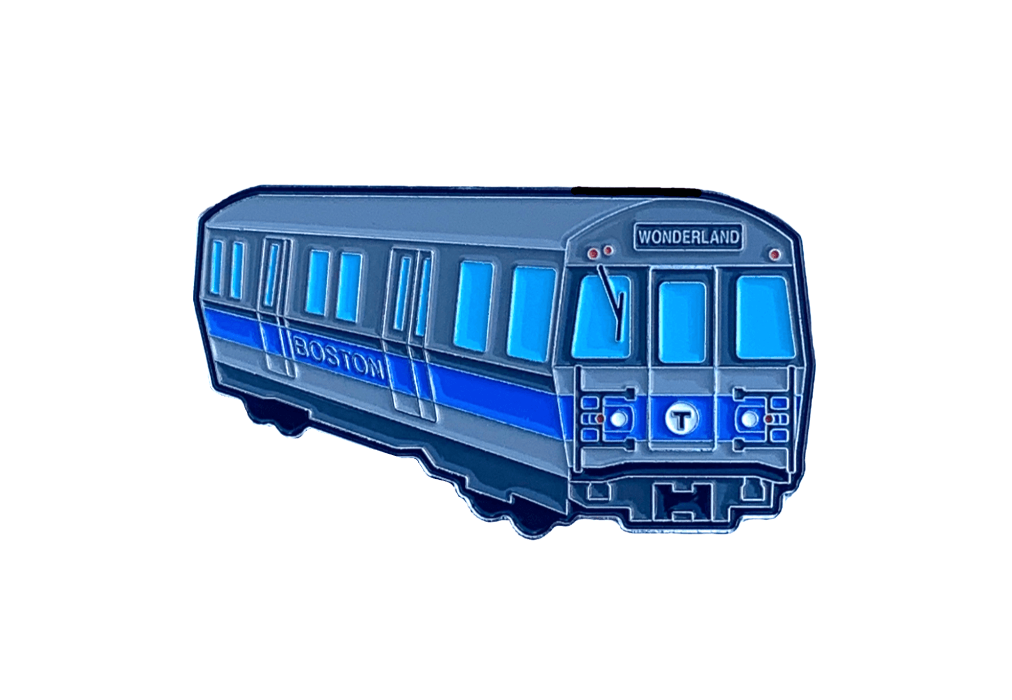 MBTA Metal Magnet - Blue Line | Sidetrack Products