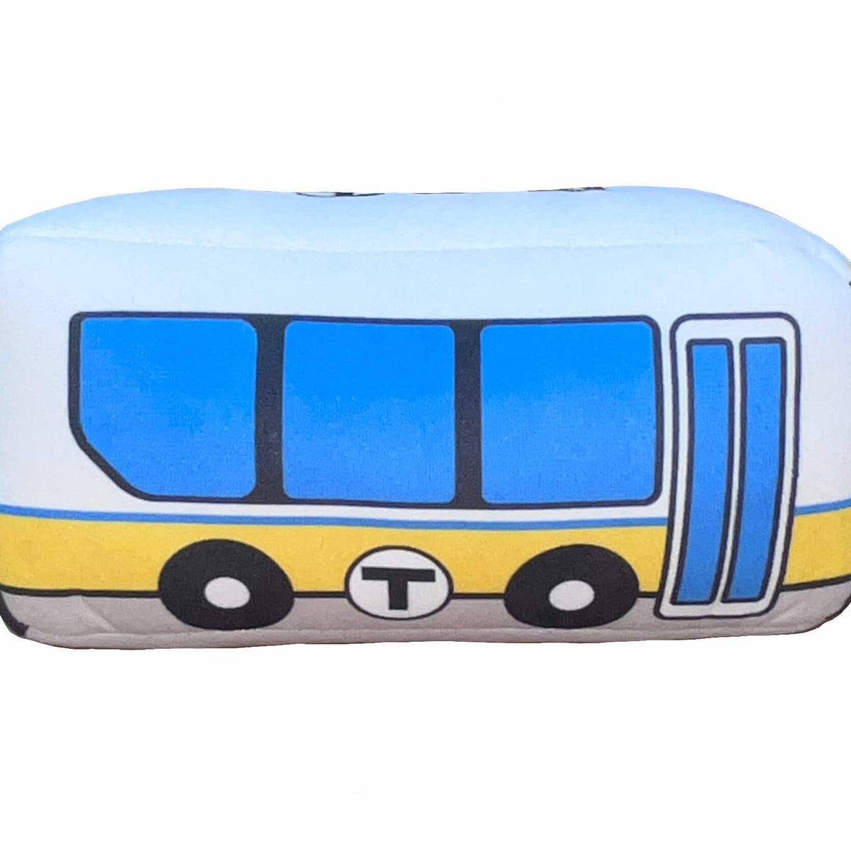 Boston MBTA Bus Plush Toy - Soft Baby & Toddler Toy | Sidetrack Products