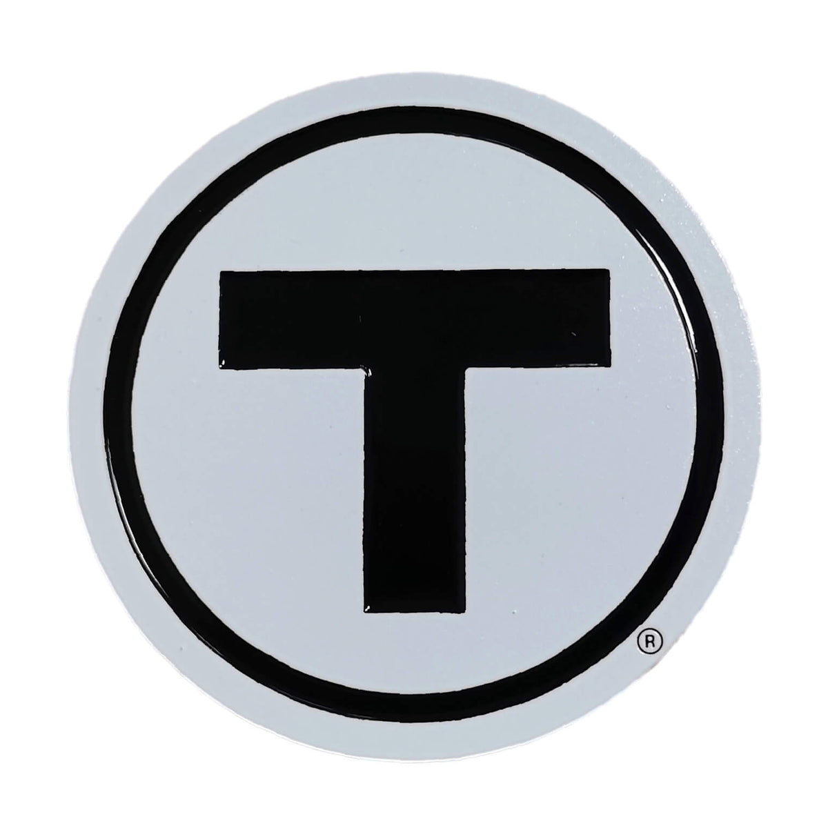 Boston MBTA Logo Fridge Magnet | Sidetrack Products
