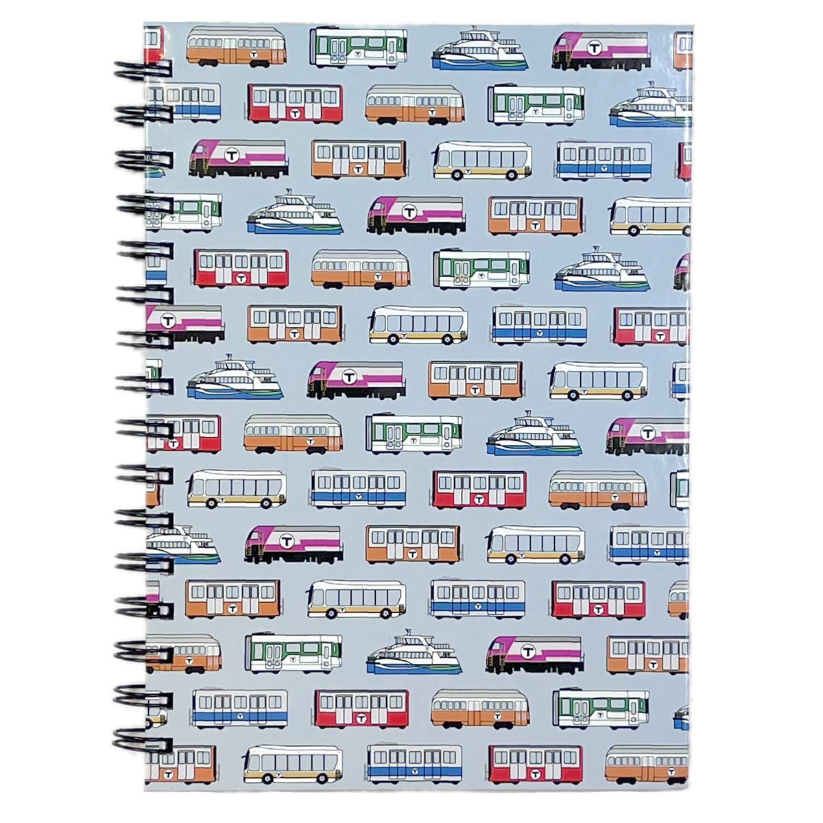 MBTA Spiral Notebook - Charcoal | Sidetrack Products