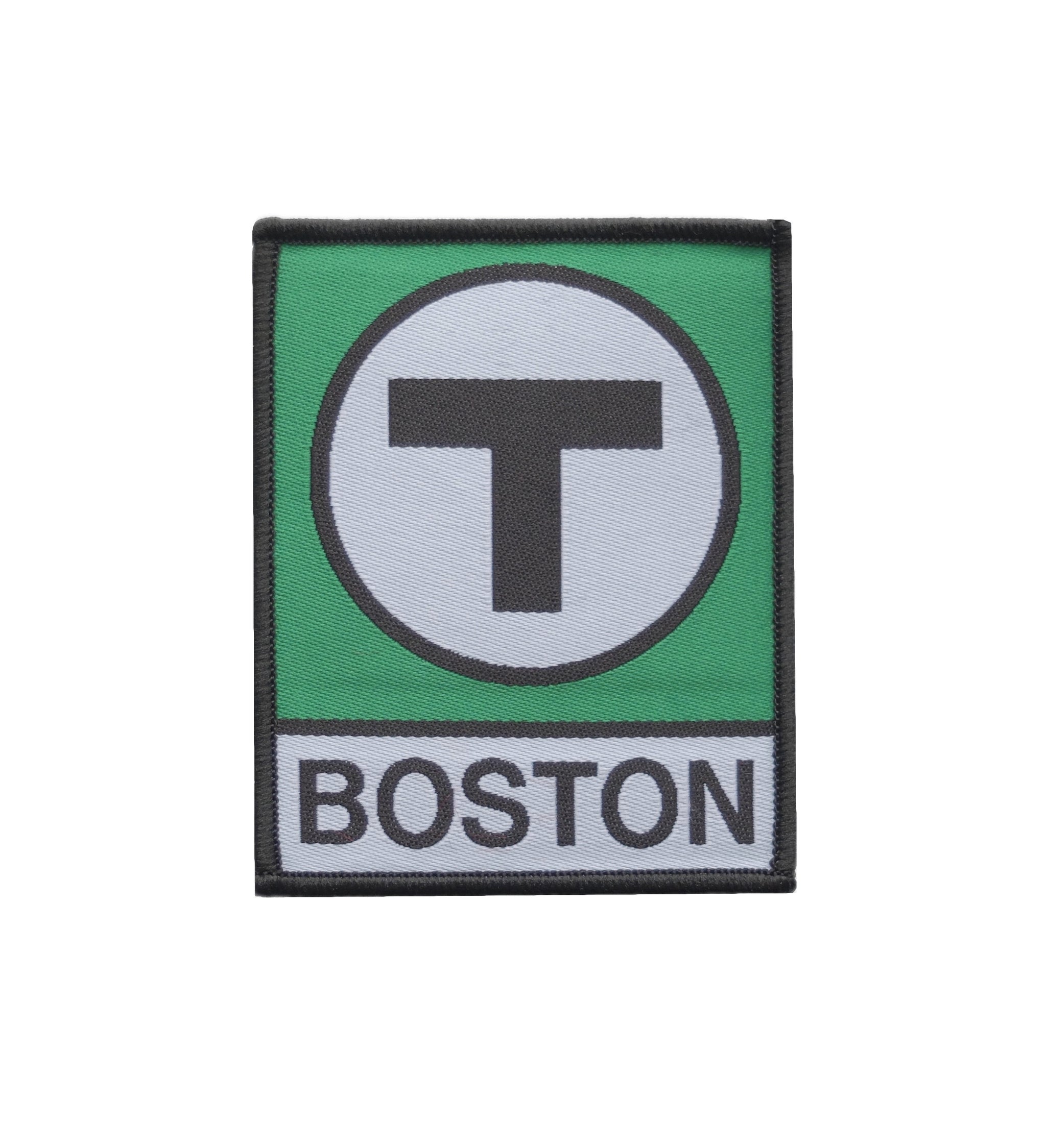 MBTA Green Line T Logo Iron-on Patch | Sidetrack Products