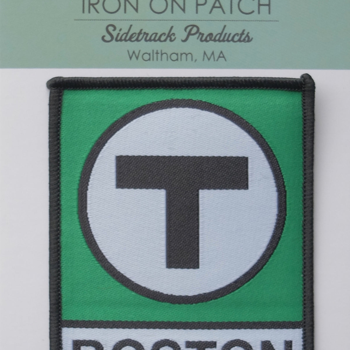 MBTA Green Line T Logo Iron-on Patch | Sidetrack Products