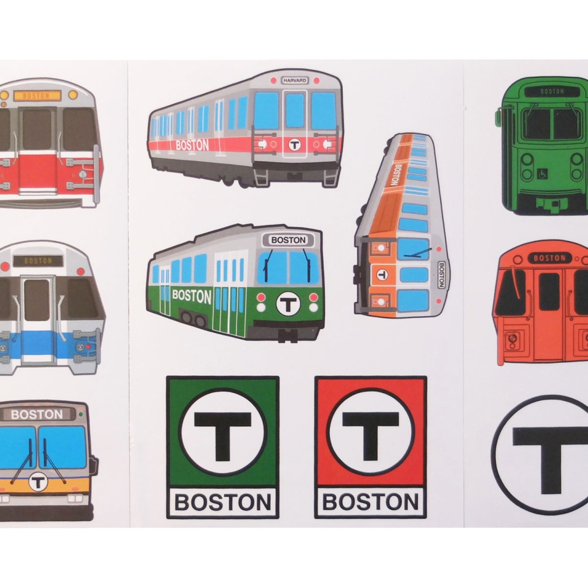 MBTA Sticker Pack | Sidetrack Products