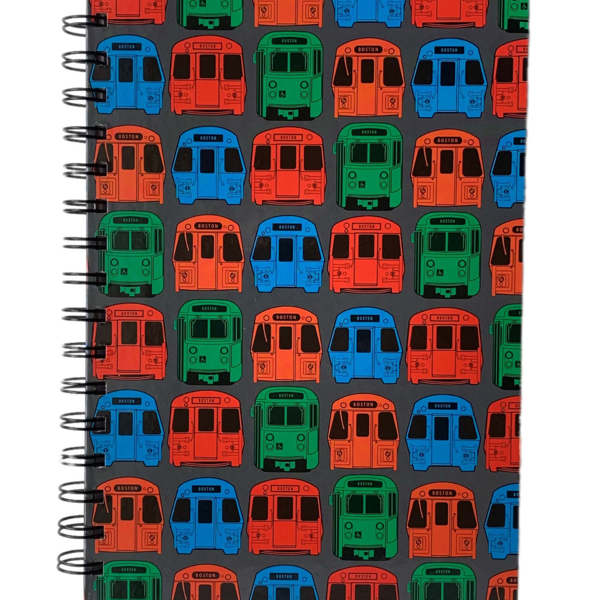 MBTA Spiral Notebook - Charcoal | Sidetrack Products